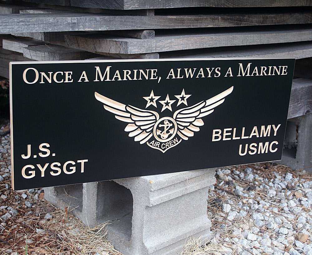 Aviation-Crew-Sign-and-Custom-Military-Plaques-Honoring-Service-and ...
