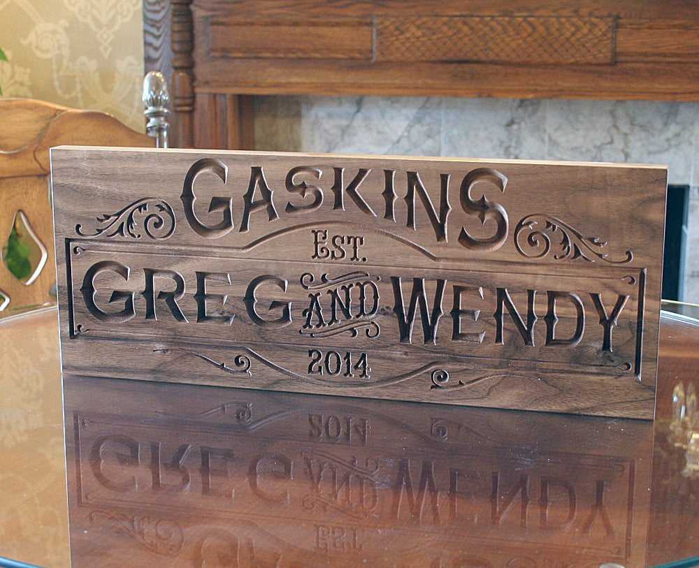 Custom-Family-Sign-with-Old-Time-Flair-Personalized-Wedding-Gift-SB-W ...