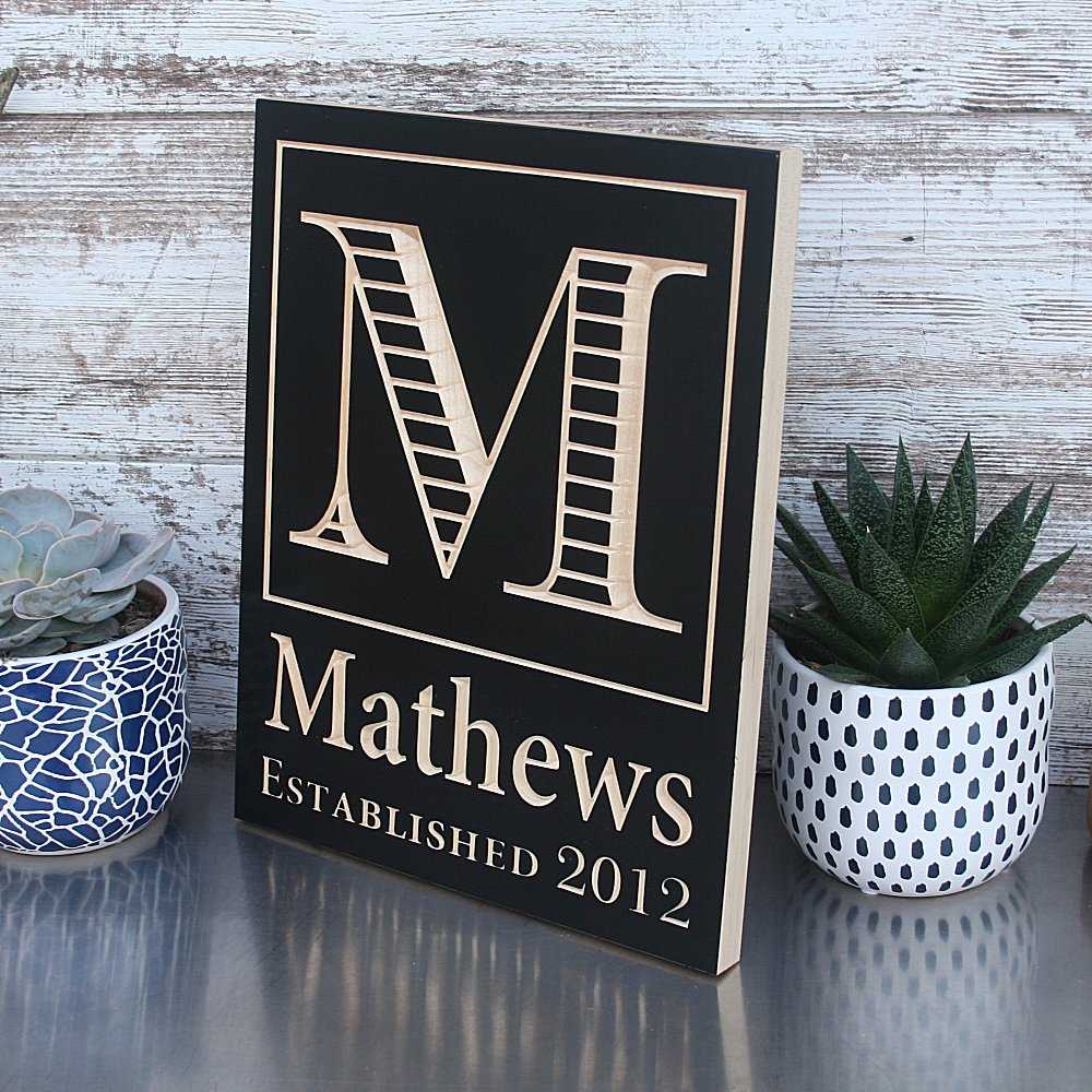 Custom-Monogrammed-Family-Name-Signs-Exquisite-Personalization-HC-B ...