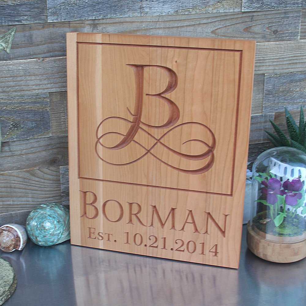 Engraved Name Sign For Home