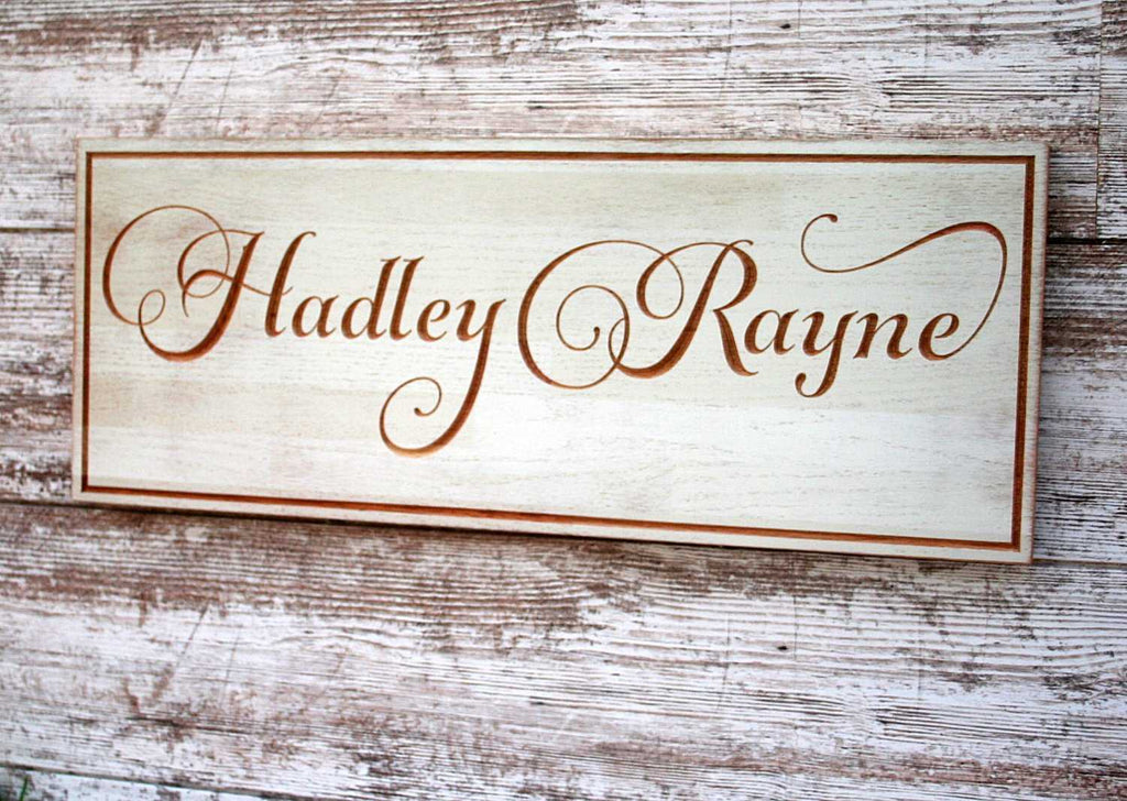 Charming Newborn Baby Announcement Sign