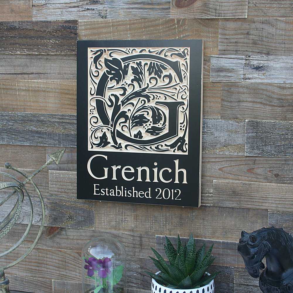 Customized Family Name Decor