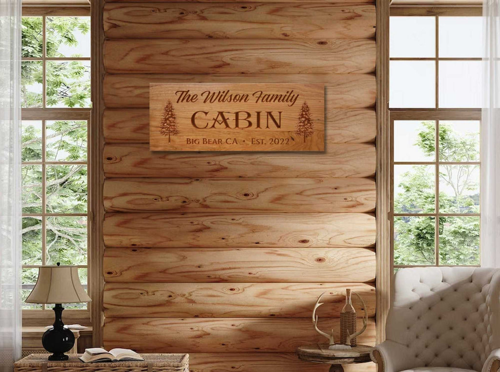 Rustic Tree-Themed Sign