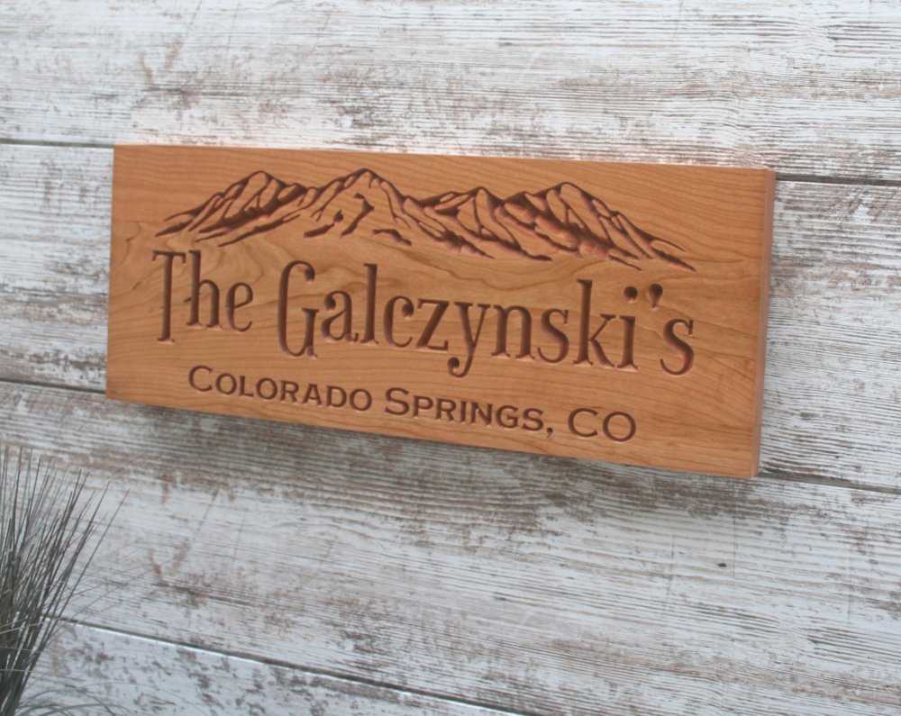 Customized Cabin Signage