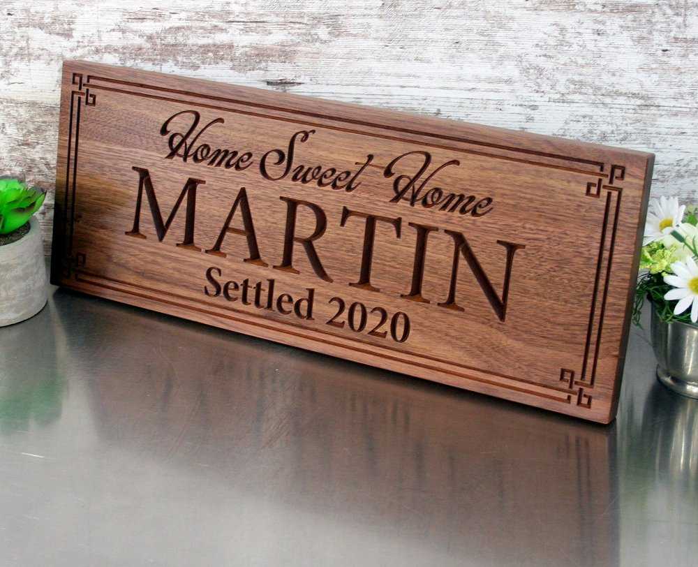 Personalized-Wooden-Sign-Last-Name-Home-Sweet-Home-Decor-AH-W ...