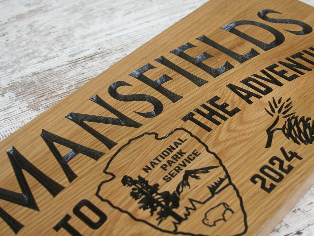 Rustic Tree-Themed Sign