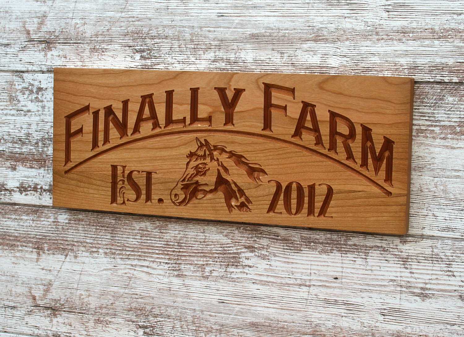 Rustic-Ranch-Sign-Personalized-Wooden-Plaque-for-Equestrian-Enthusiasts ...