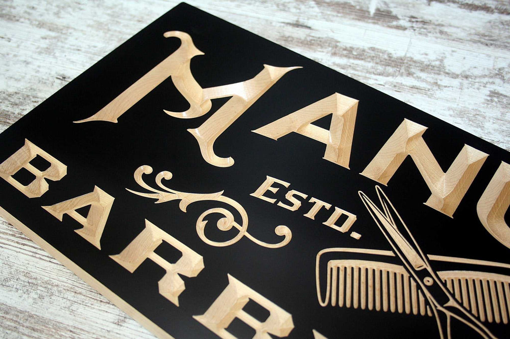Custom Barber Signage