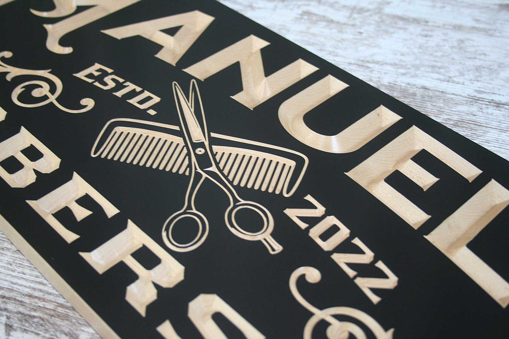 Barber Shop Storefront Signs